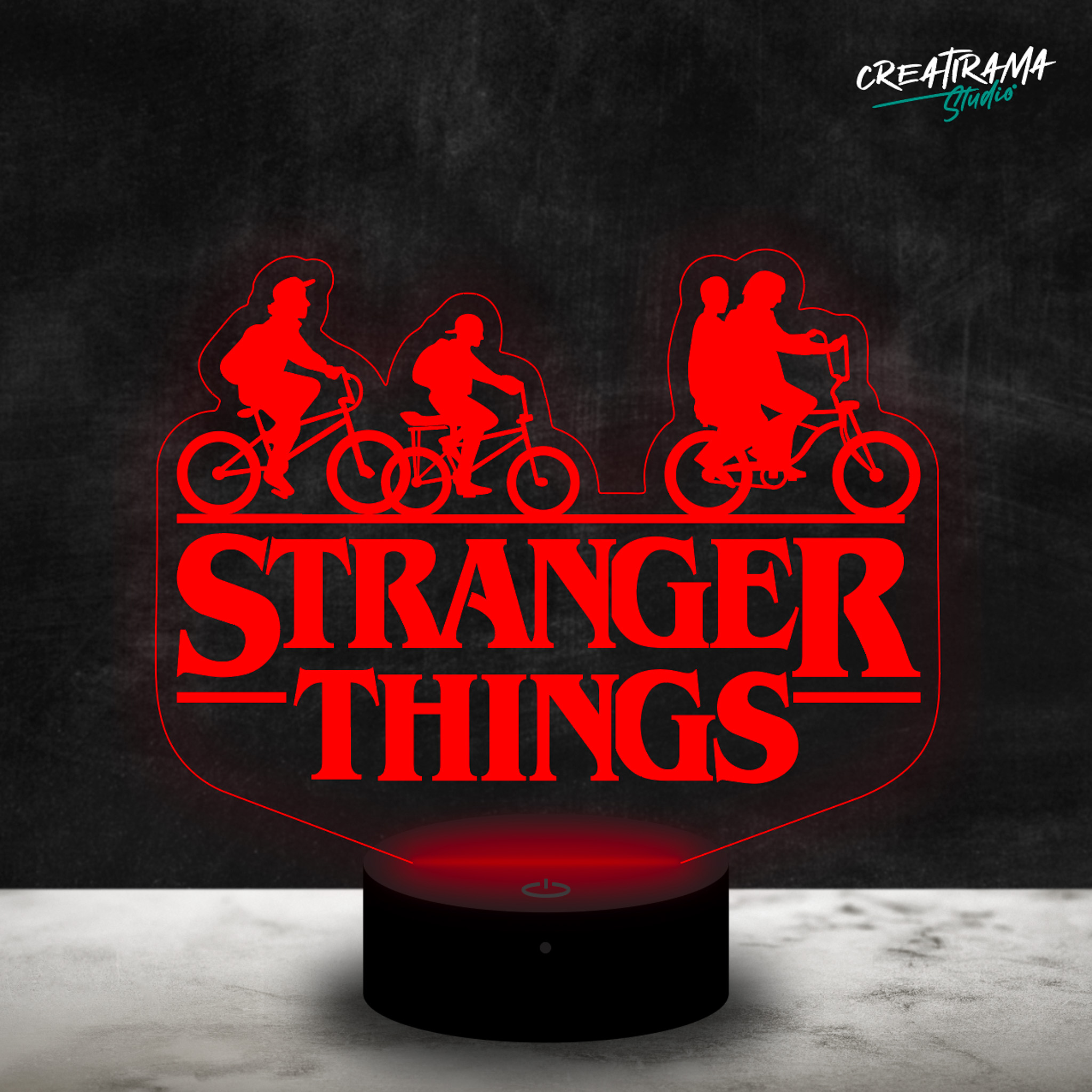 Stranger Things LED - Lámpara de Acrílico
